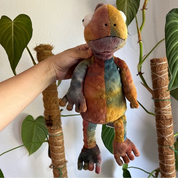 Jellycat | Toys | Jellycat Colin Chameleon Reptile Plush 2 Tie Dye ...